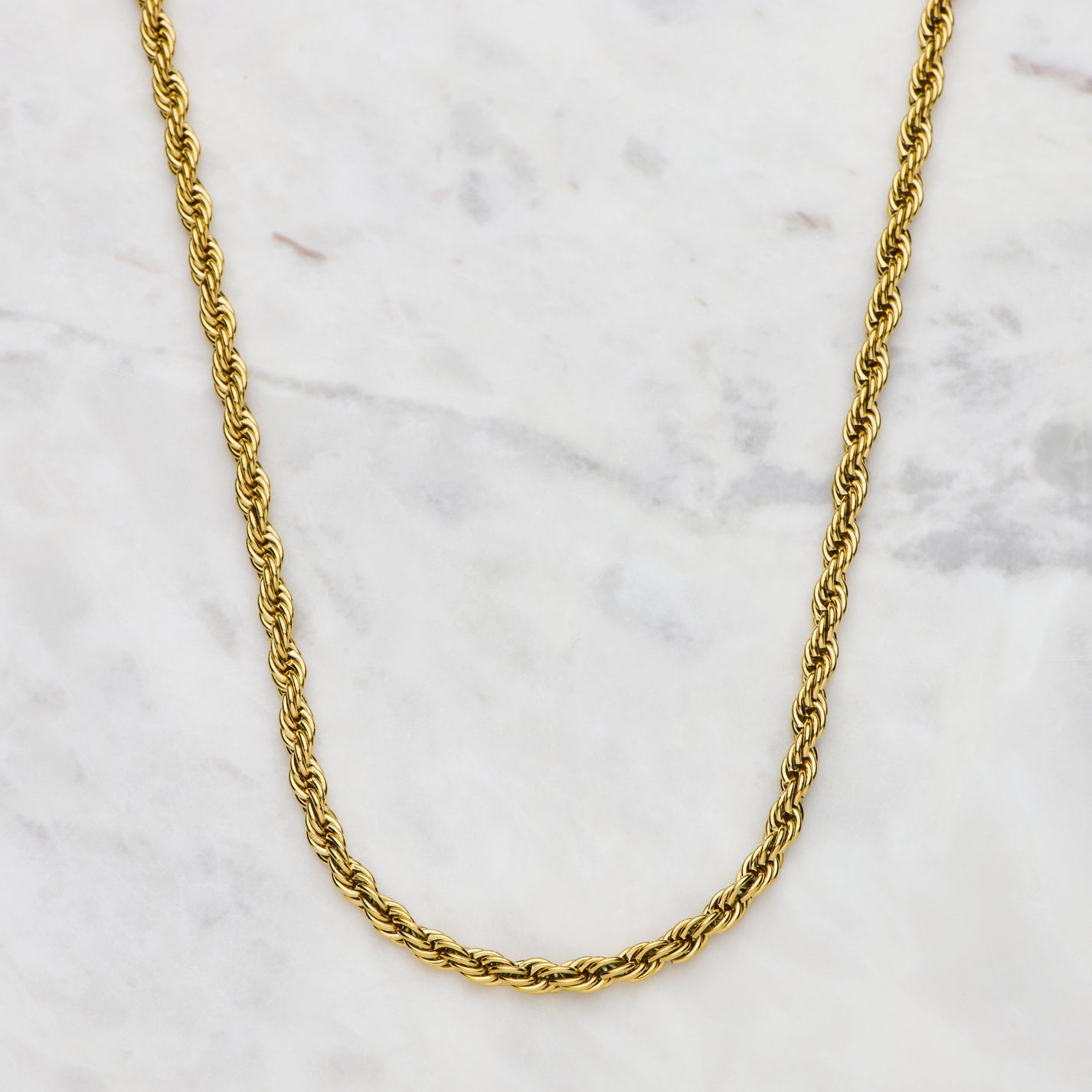 Buy 4mm Gold Rope Chain Online – Waverley Jewellery